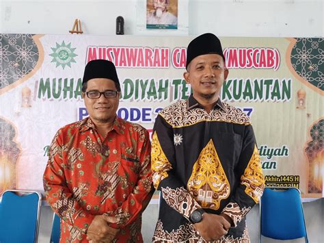 Indra Sukri Dan M Rizki Lazuardi Pimpin Pc Muhammadiyah Teluk Kuantan