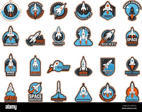 Rocket Logo Infinity Shuttle In Cosmos Lunch Startup Symbols Recent