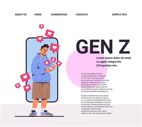 Premium Vector Man Social Media Influencer Watching Live Streaming Generation Z Lifestyle