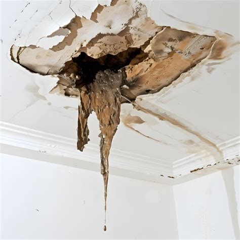 Essential Steps For Handyman Ceiling Leak Fixes Isolated On White