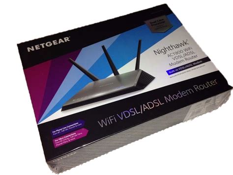 Netgear D7000 200uks Nighthawk Vdsl Adsl Modem Router