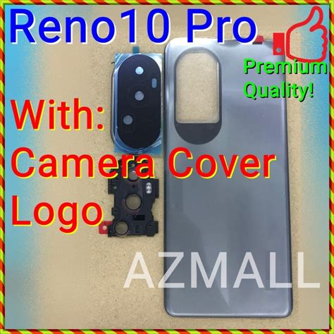 Silvery Grey NEW ORI Back Battery Cover Housing Camera Cover Oppo Reno10 Pro Reno 10 5G