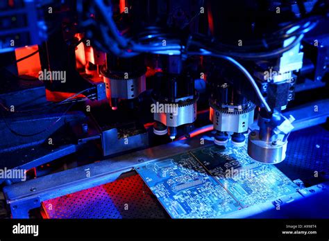 Automated Printed Circuit Board Manufacturing View Inside Automatic