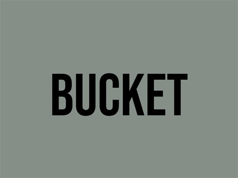 What Does Bucket Mean Meaning Uses And More Fluentslang