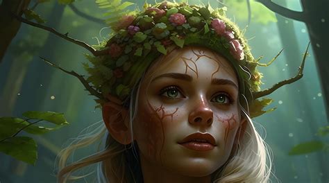 Девушка дриада · 1920x1080 Full Hd бесплатная фотография от Tolgor картинки и обои на рабочий стол