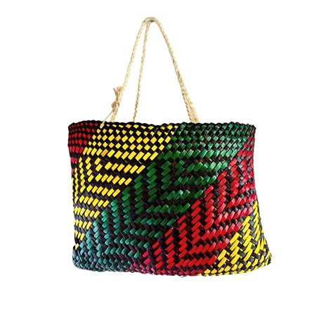 Kete Rasta Colours Muka Handles Te Kōhao Whare Taonga