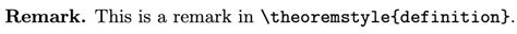 Newtheorem Unnumbered Remark In Scientific Workplace Tex Latex