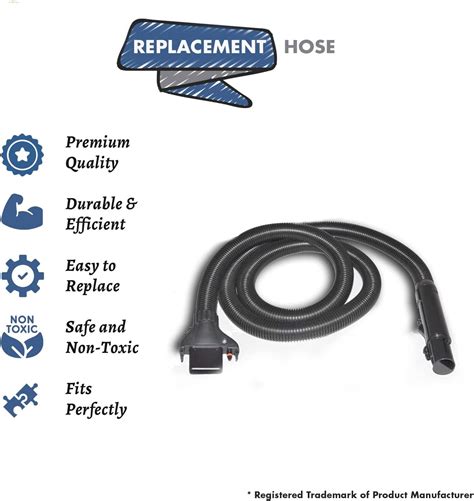 Top Vacuum Parts Replacement Hose Assembly Instruction Manual For