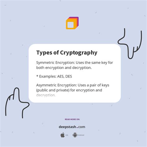 Types Of Cryptography Deepstash