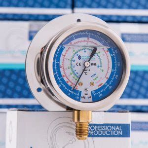 LOW PRESSURE REFRIGERATION MANOMETER REAR CONNECTION SKM SAGLAM