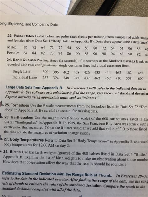 Question 24 Bank Queues Bing Exploring And Comparing Data 23 Pulse