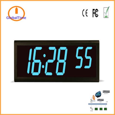 6 digit led digital ip based clock high quality 6 digit led digital
