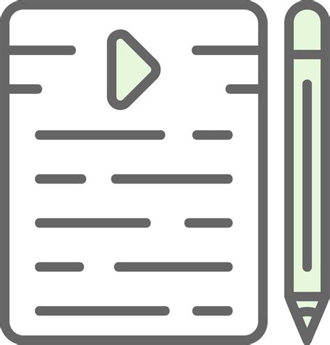 Script Writing Vector Icon Design 16945039 Vector Art At Vecteezy