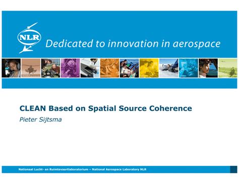 pdf clean based on spatial source coherence
