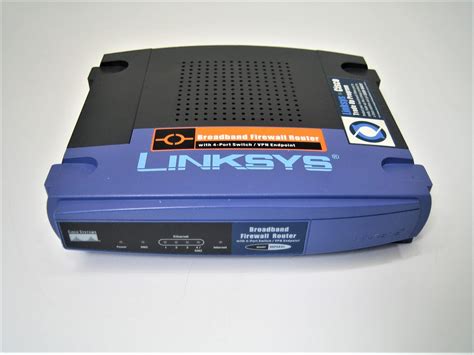 Linksys Broadband Firewall Router Befsx41 4 Port Switch Vpn Endpoint New Open Box Max