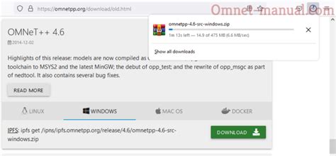 notable steps to download omnet 4 6 for windows