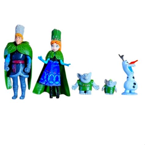 Disney Other Disney Frozen Anna And Kristoff Doll Troll Wedding