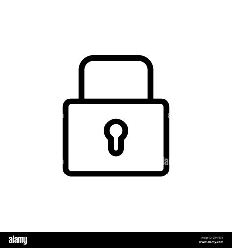 Lock Icon Vector Padlock Icon Vector Encryption Icon Security Symbol