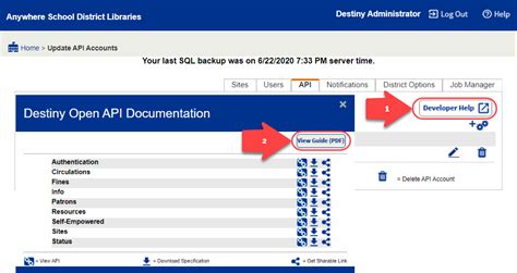 Manage API Accounts