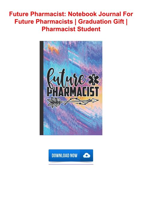 Pdf Download Free Future Pharmacist Notebook Journal For Future