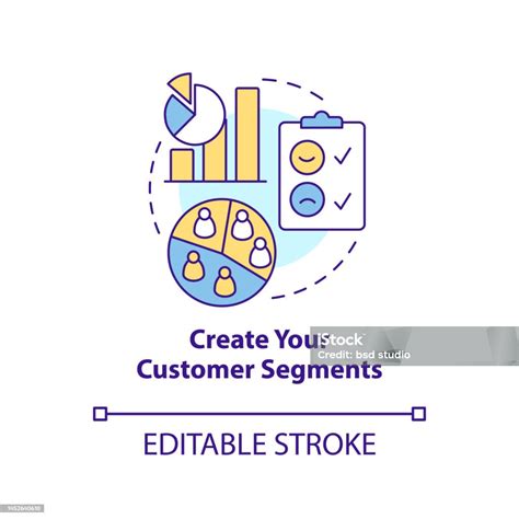 Create Your Customer Segments Concept Icon Stock Illustration Download Image Now Abstract