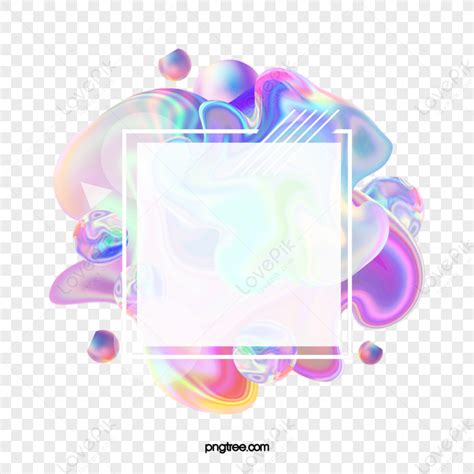 Abstract Geometric Colored Fluid Gradient Border Care Wave Point Free Png And Clipart Image For