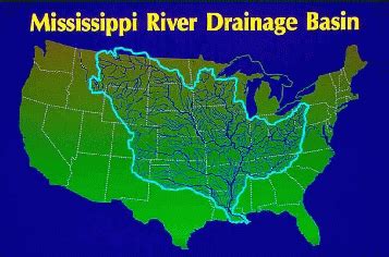 Mississippi River And Mississippi Delta