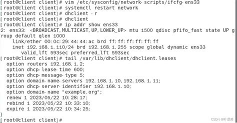 第四章 centos 7 linux配置dhcp 实训任务1：使用dhcp中继部署多子网环境 linux dhcp服务器 实训项目 csdn博客