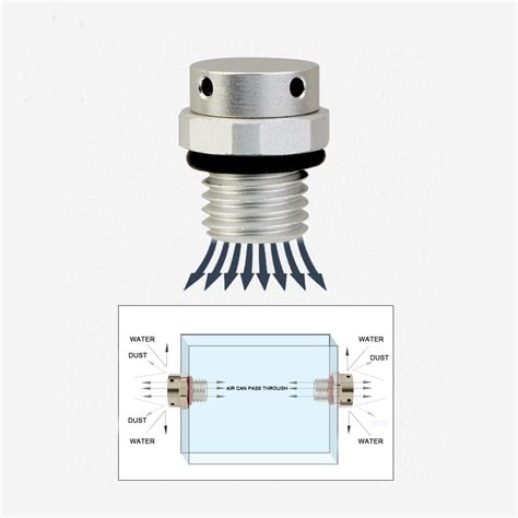 Brass Vent Plug Air Vent Plug Nickle Plated Breathable