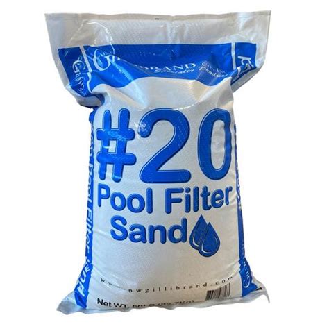 P W Gillibrand Silica Pool Filter Sand 50 Lb Bag Leslies Pool Supplies