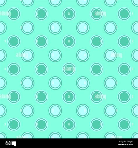 Geometrical Seamless Pattern Vector Circle Background Illustration