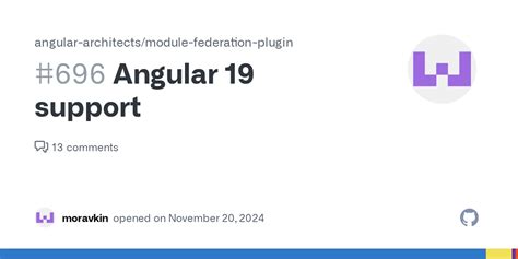 angular 19 support · issue 696 · angular architects module federation