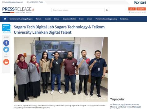 sagara technology on linkedin sagara technology and telkom university