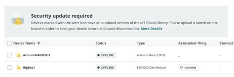 Device Still Has Security Update Required Status After Update Cloud