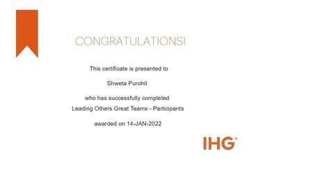 Shweta Purohit Vyas On Linkedin Training Ihg Ihghotelsandresorts Ihghotels Leadingothers
