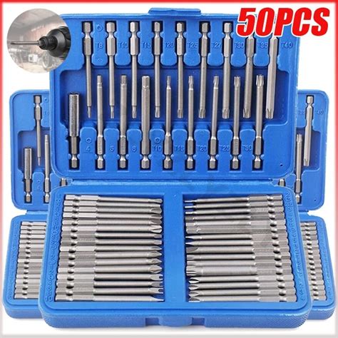 연장 배치 헤드 전기 스크루 드라이버 세트 특수 모양 크로스 워드 육각 U자형 스크루 드라이버 연장 막대 50 개 Aliexpress