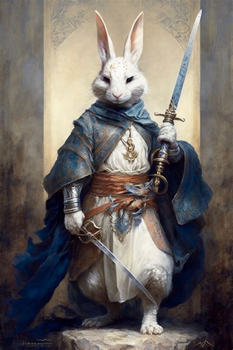 兔子•拟人 全部作品 Ai绘画 素材集市