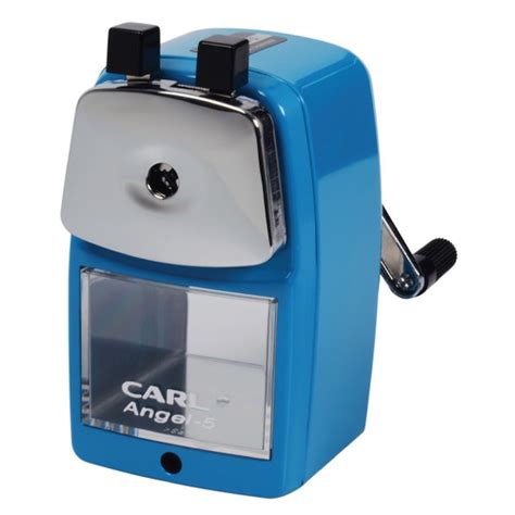 Carl Angel 5 Hand Cranked Pencil Sharpener A5ry Red