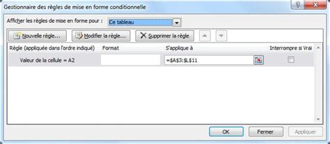 Formulaire Cellule Fusionnée