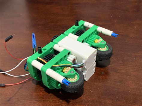 Swervebot 3d Printed Lego Compatible Omnidirectional Robot 7 Steps