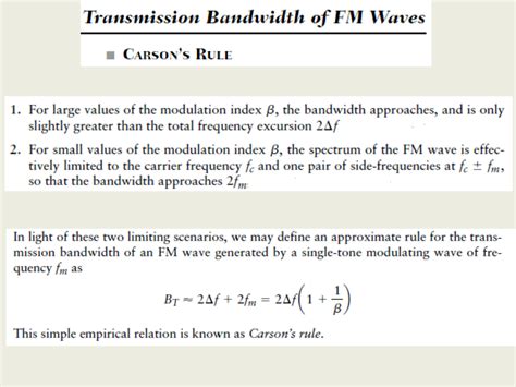 SOLUTION Module Frequency Modulation FM Techniques And Applications In Modulation And