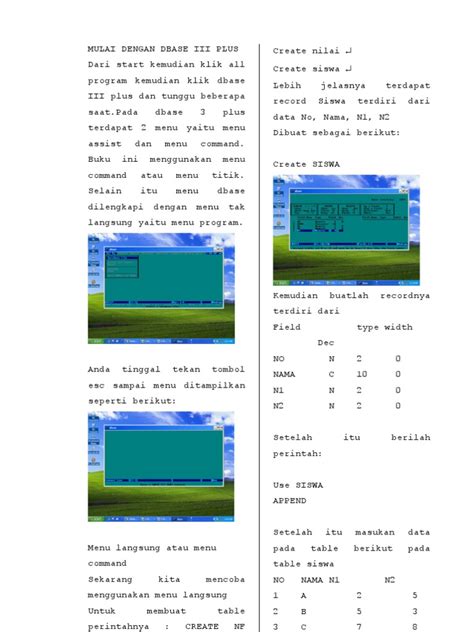 Modul Dbase Iii Plus Dos Pdf