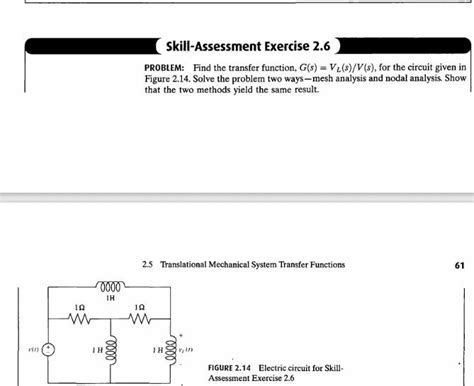 Solved Problem Find The Transfer Function Gsvlsvs