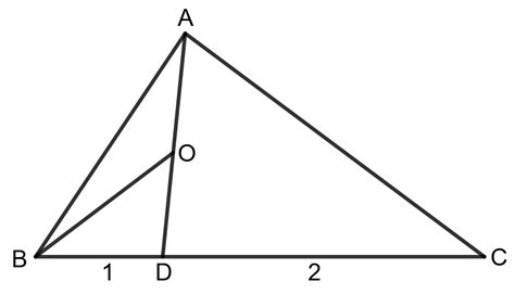 Assertion A In Abc Bd Dc 1 2 And Oa Od Area Of Aob Area