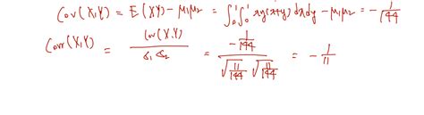 Mathematical Statistics 2 The Correlation Coefficient