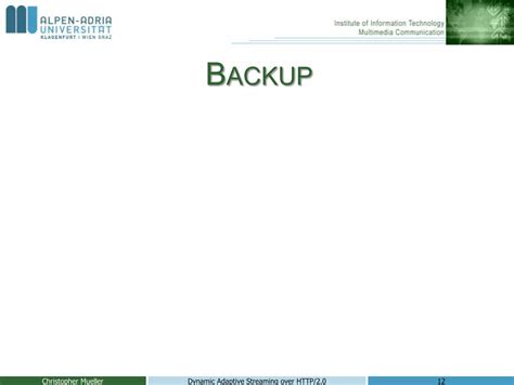 Dynamic Adaptive Streaming Over 20 Ppt