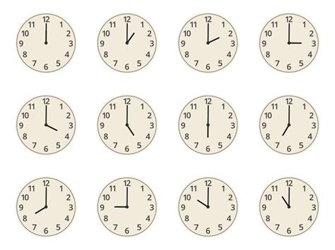 Round Clock Numbers Vectors And Illustrations For Free Download Freepik