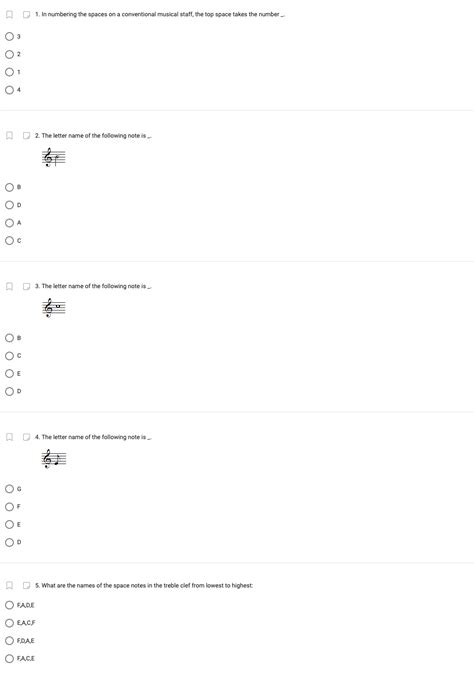 Solved Music Theory Part 1 Part 2 Part 3 Part 4 Part 5