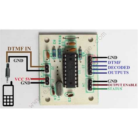 Buy Dtmf Decoder Board Elementzonline India