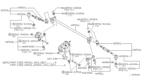 Steering Linkage 2004 Nissan Frontier